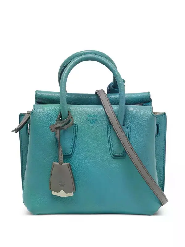 Mcm Mini Milla Park Avenue Tote Bag - Blue