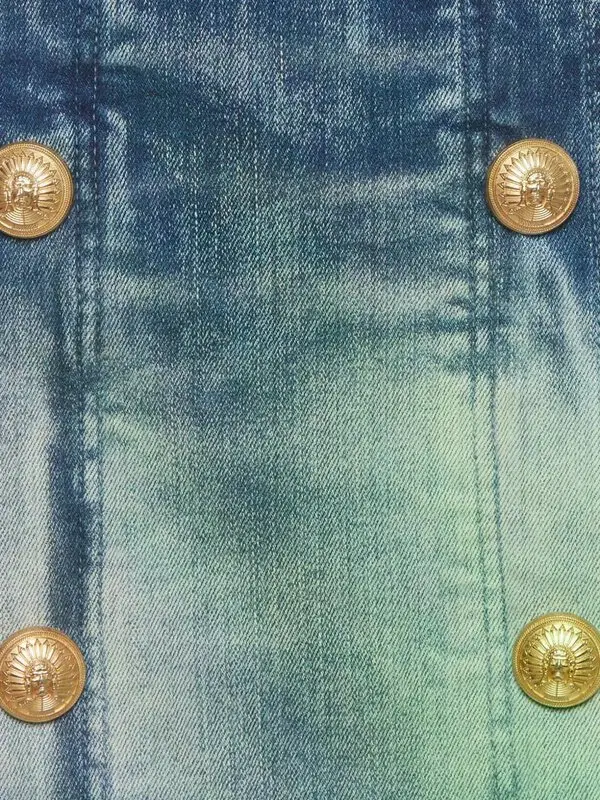 Balmain Zip-up Mini Dress