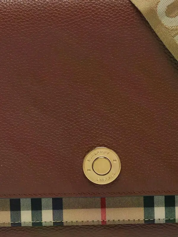 Burberry Note Crossbody Bag - Brown