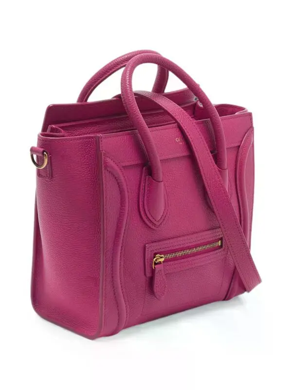 Celine Nano Luggage Tote Bag - Pink