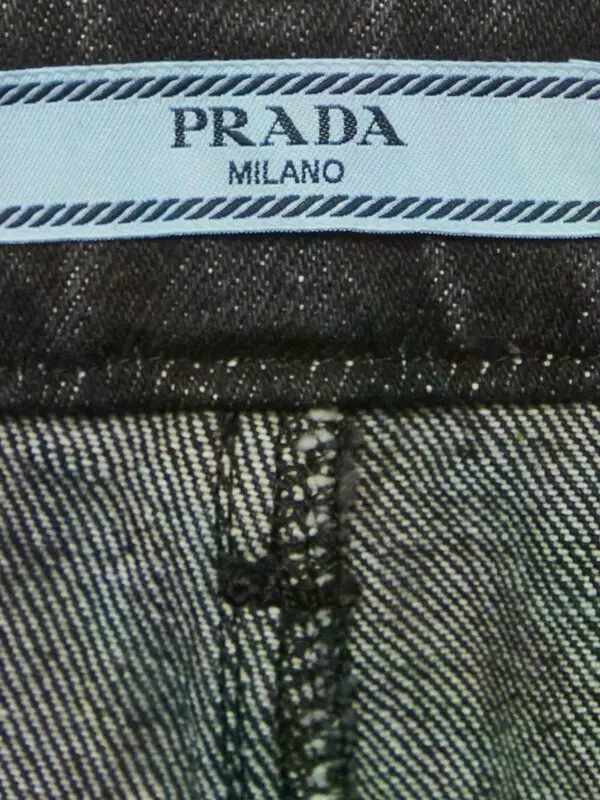 Prada Denim Midi Skirt