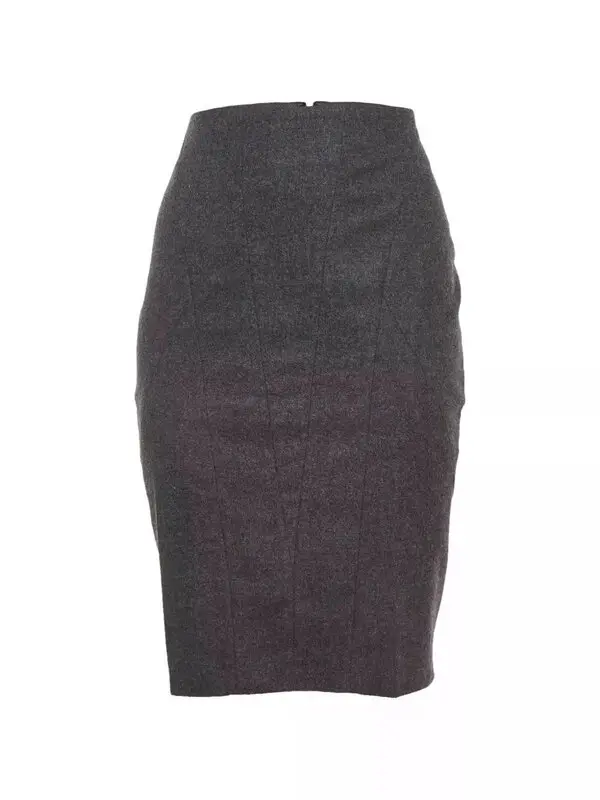 Brunello Cucinelli Felt Pencil Skirt