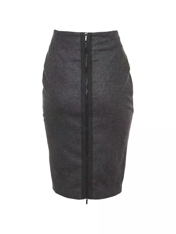 Brunello Cucinelli Felt Pencil Skirt