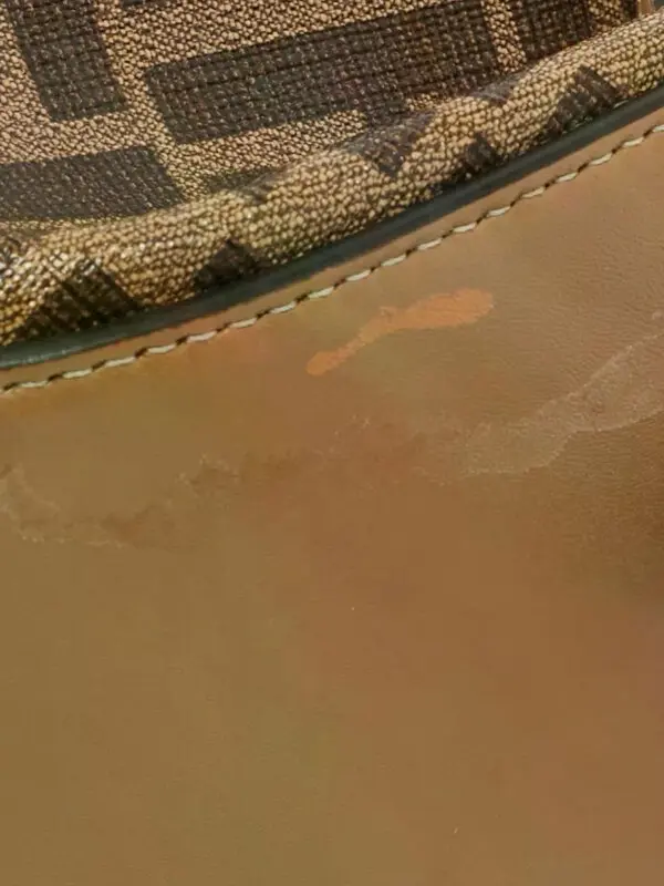Fendi Ff Logo Print Drawstring Bucket Bag