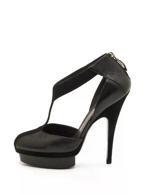 Saint Laurent Strappy Platform Pumps