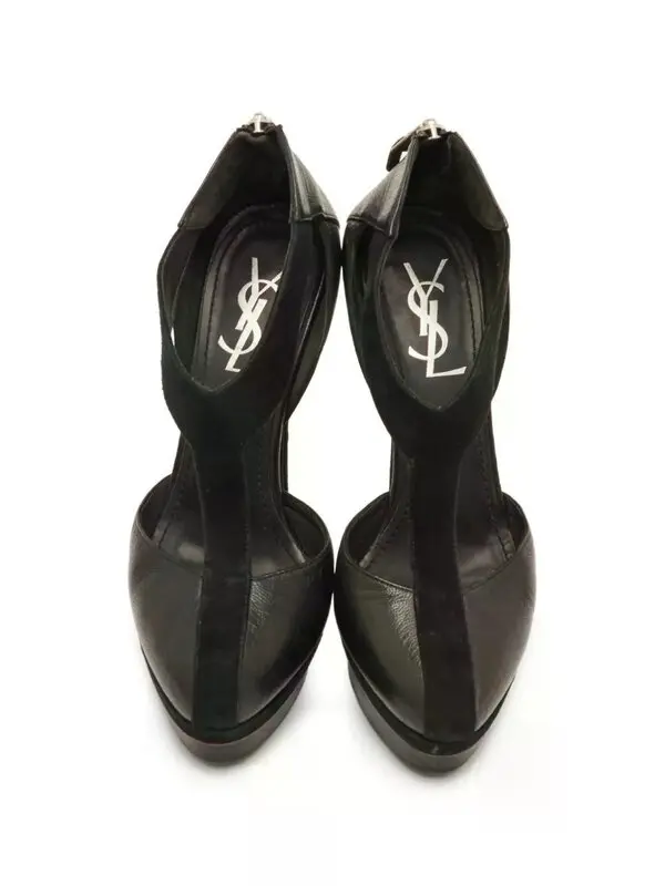 Saint Laurent Strappy Platform Pumps