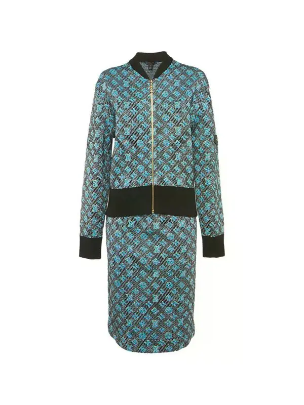 LOUIS VUITTON Zip-up Jacket And Skirt Set
