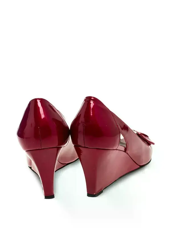 STUART WEITZMAN Open-toe Pumps With Buckle Detail