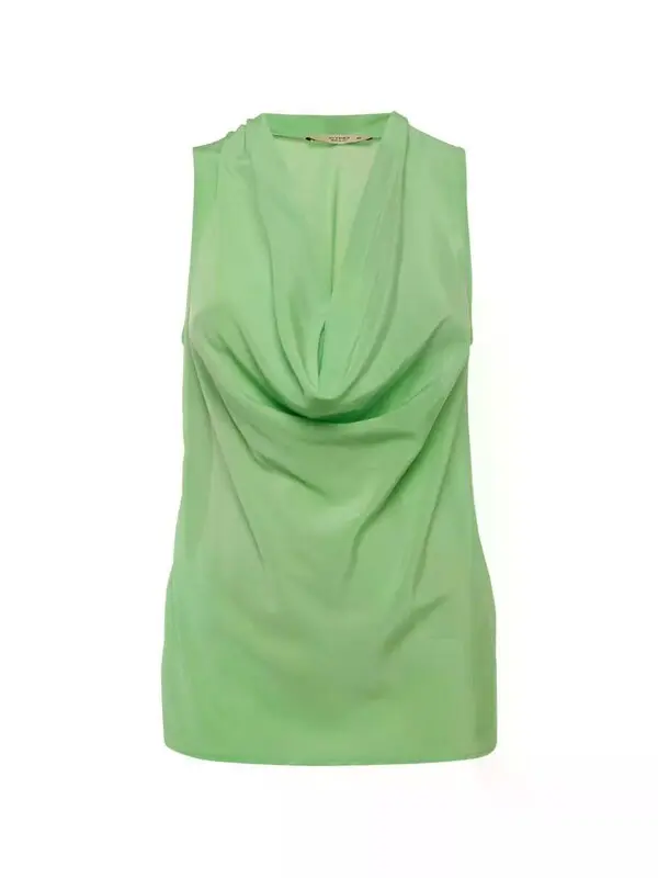 Etro Cowl-neck Silk Top