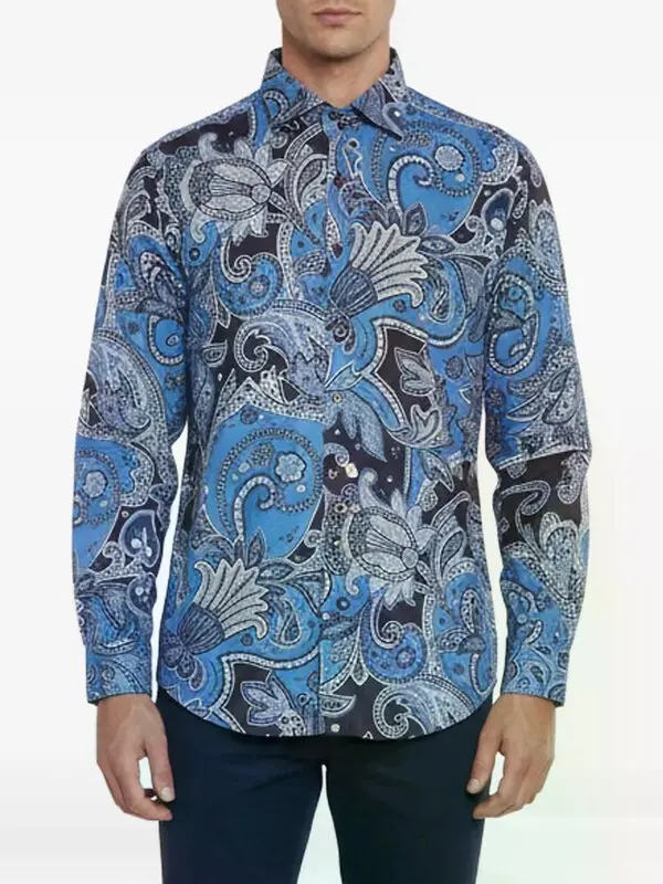 Etro Paisley-print Long-sleeve Shirt