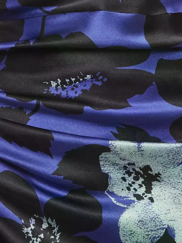 Etro Midi Floral-print Ruched Dress