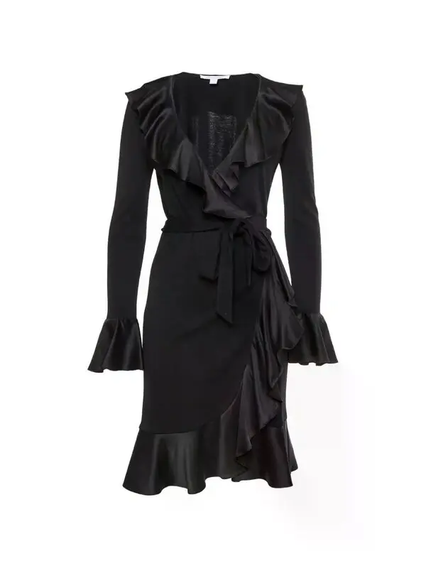 Diane Von Furstenberg V-neck Wrap Midi Dress