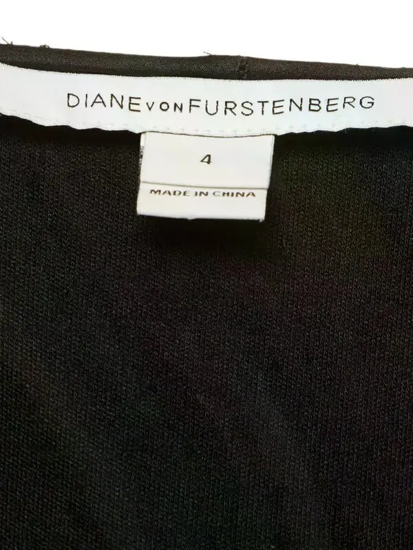 Diane Von Furstenberg V-neck Wrap Midi Dress