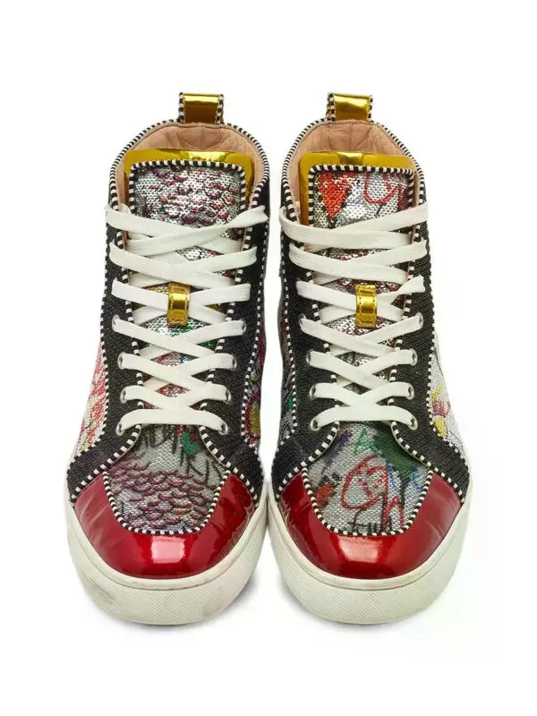 CHRISTIAN LOUBOUTIN Rantulow Orlato High-top Sneakers