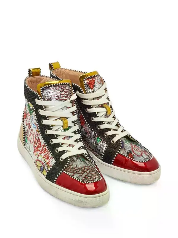 CHRISTIAN LOUBOUTIN Rantulow Orlato High-top Sneakers