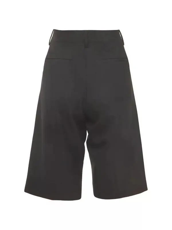 Off-White Twill Bermuda Shorts