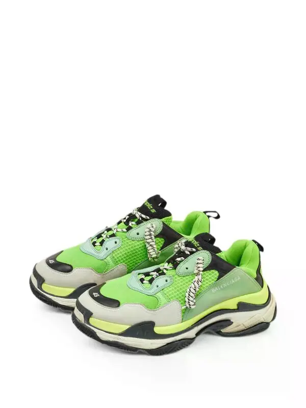 Balenciaga Triple S Lace-up Sneakers - Green