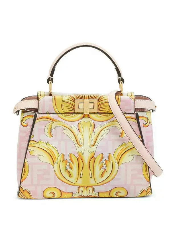 Fendi Fendace Peekaboo Mini Handbag