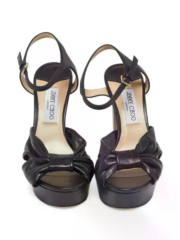 JIMMY CHOO Heloise Knot Sandals