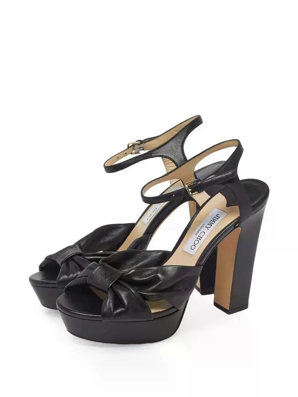 JIMMY CHOO Heloise Knot Sandals