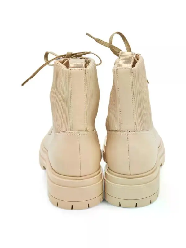 GIANVITO ROSSI Martis Lace-up Combat Boots
