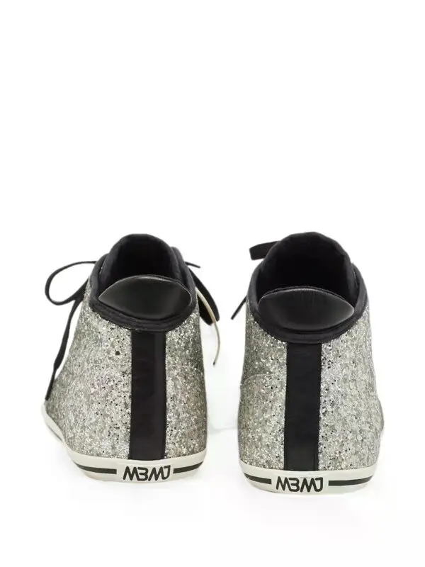 Marc Jacobs Glitter Embellished Lace-up Sneakers