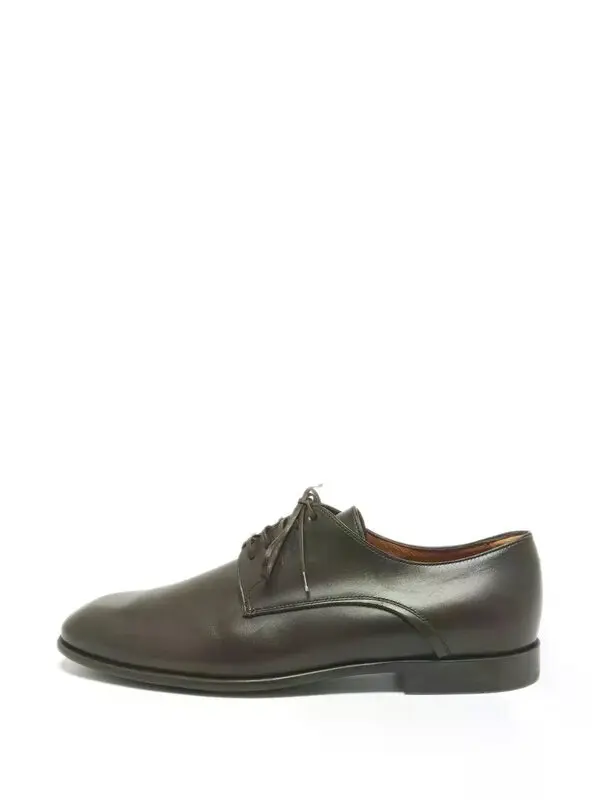 FERRAGAMO Lace-up Leather Oxford Shoes