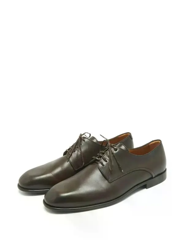 FERRAGAMO Lace-up Leather Oxford Shoes