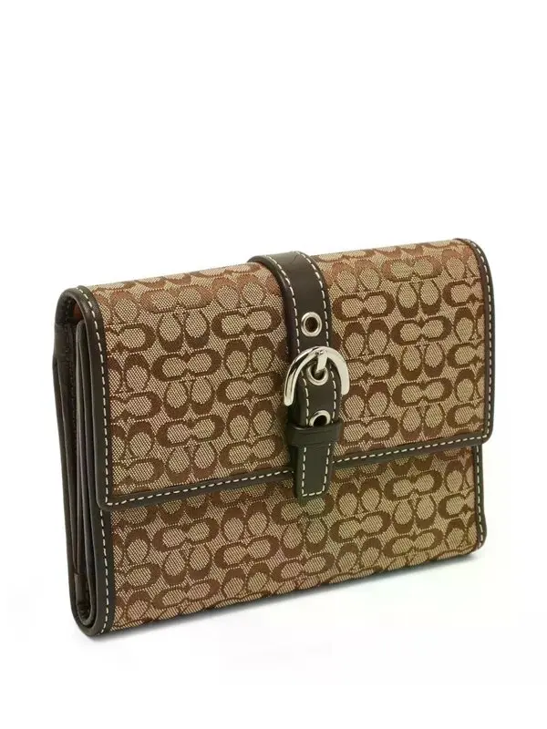 COACH Buckle Trifold Wallet