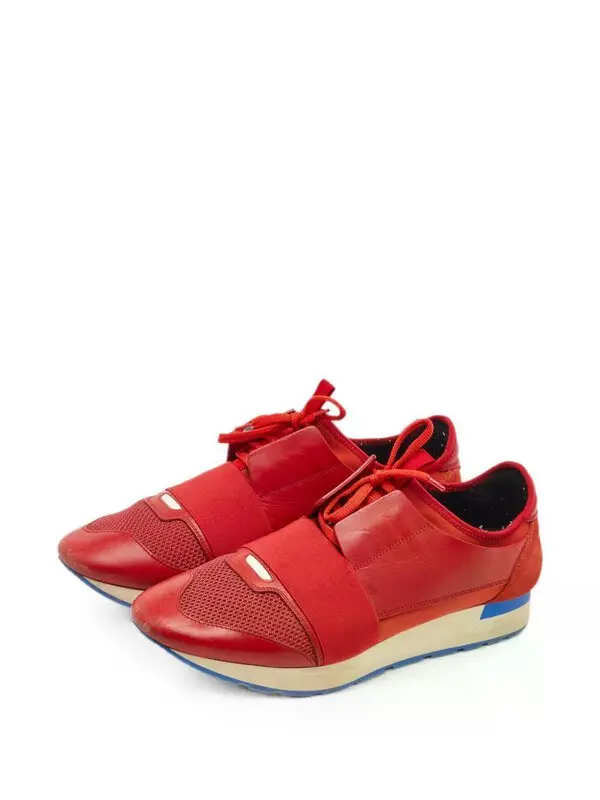 Balenciaga Race Runner Low-top Sneakers - Red