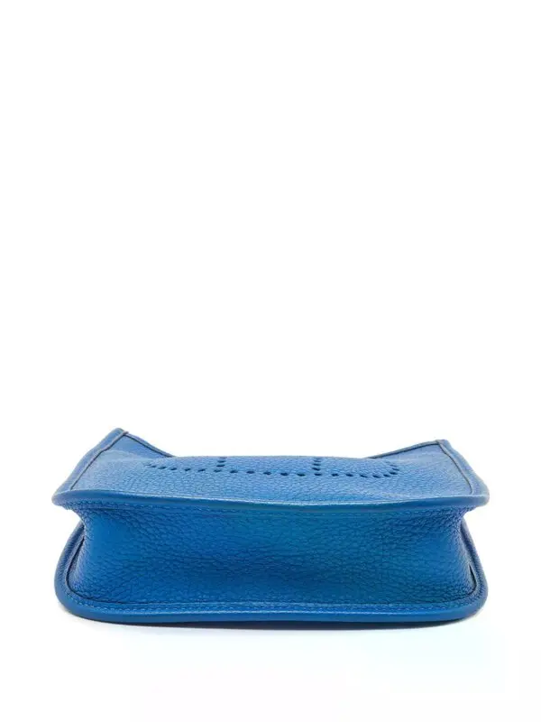 Hermès Evelyne Leather Cross-body Bag - Blue