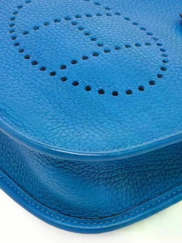 Hermès Evelyne Leather Cross-body Bag - Blue