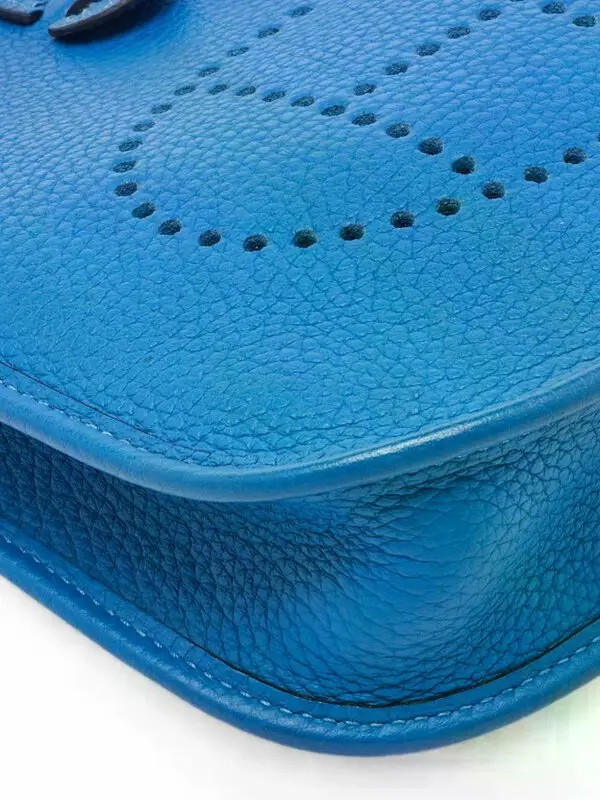 Hermès Evelyne Leather Cross-body Bag - Blue