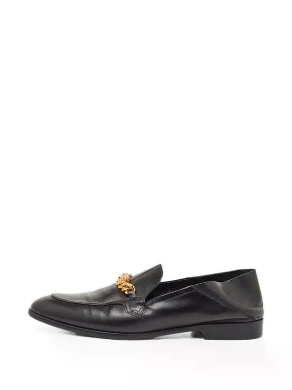 Versace Medusa Leather Loafers