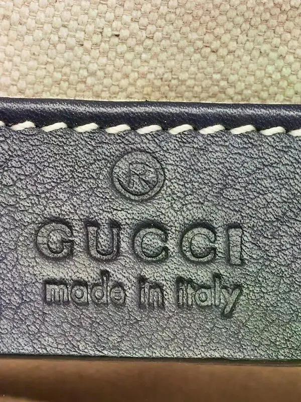 Gucci Dionysus Bamboo Leather Handbag - Blue