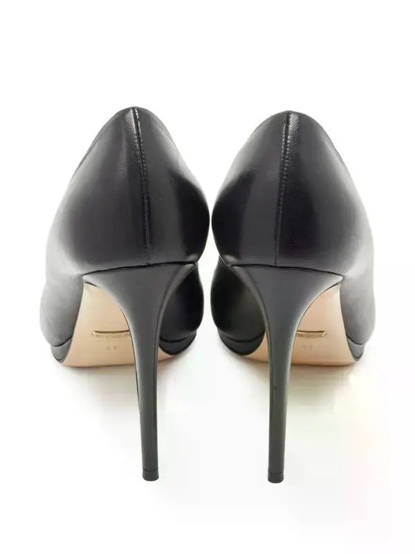 Gucci Horsebit Peep-toe Stiletto Pumps
