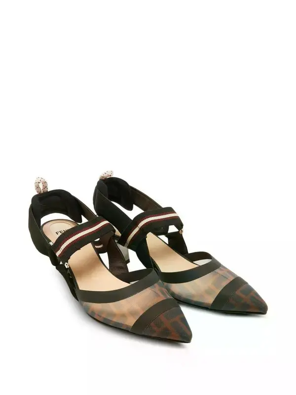 Fendi Colibri Slingback Pumps