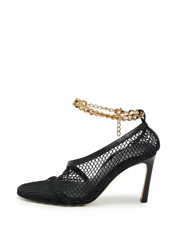 Bottega Veneta Stretch Chain-link Mesh Pumps
