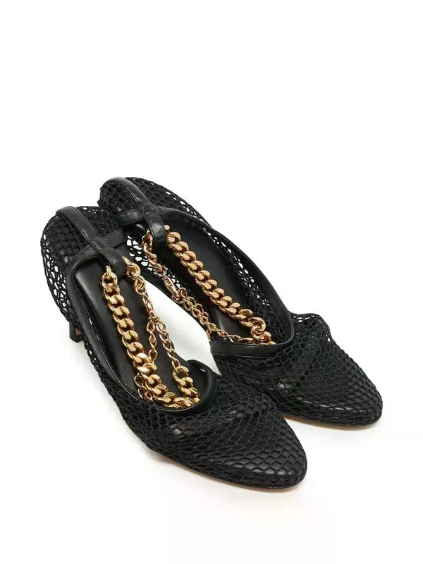 Bottega Veneta Stretch Chain-link Mesh Pumps