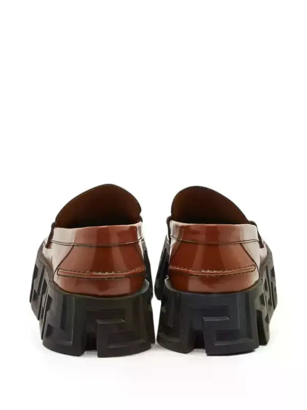 Versace Greca Platform Loafers