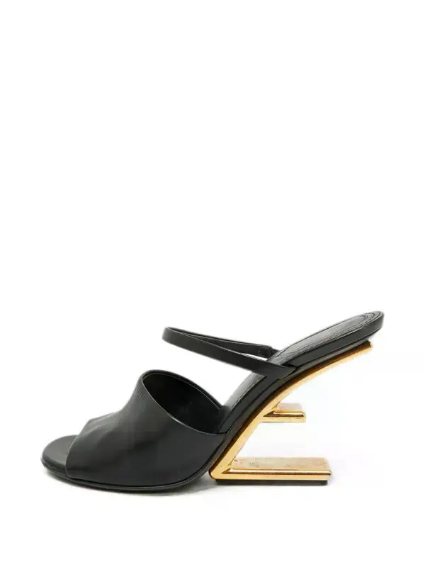 Fendi Sculpted Wedge Sandals