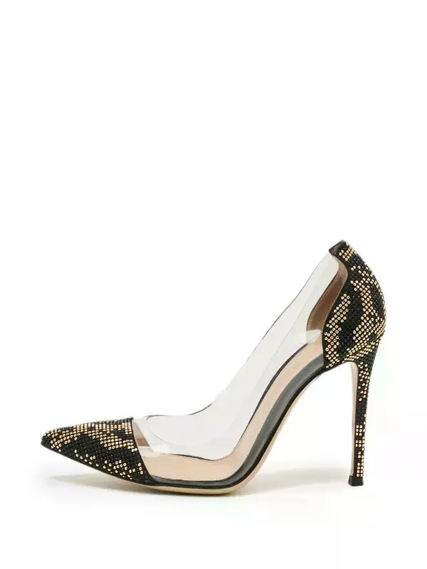 GIANVITO ROSSI Stud-embellished Pumps - Black