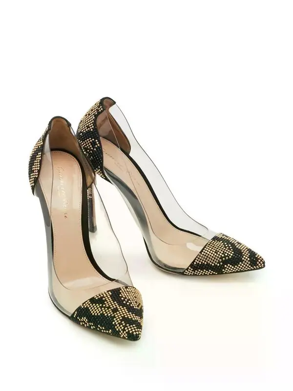 GIANVITO ROSSI Stud-embellished Pumps - Black