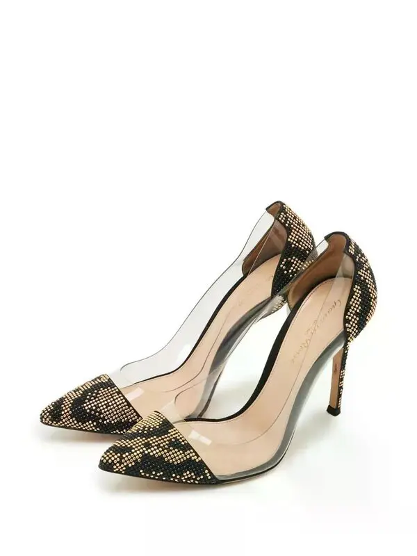 GIANVITO ROSSI Stud-embellished Pumps - Black