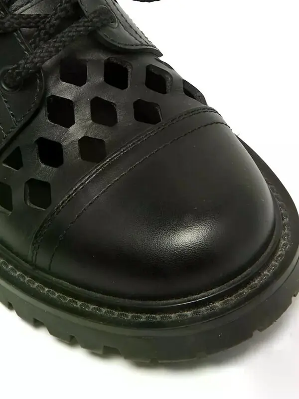 Dior Laser-cut Combat Boots