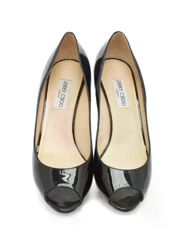 JIMMY CHOO Peep-toe Wedge Pumps