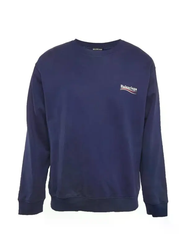 Balenciaga Logo-print Cotton Sweatshirt