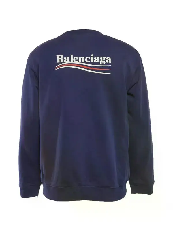 Balenciaga Logo-print Cotton Sweatshirt