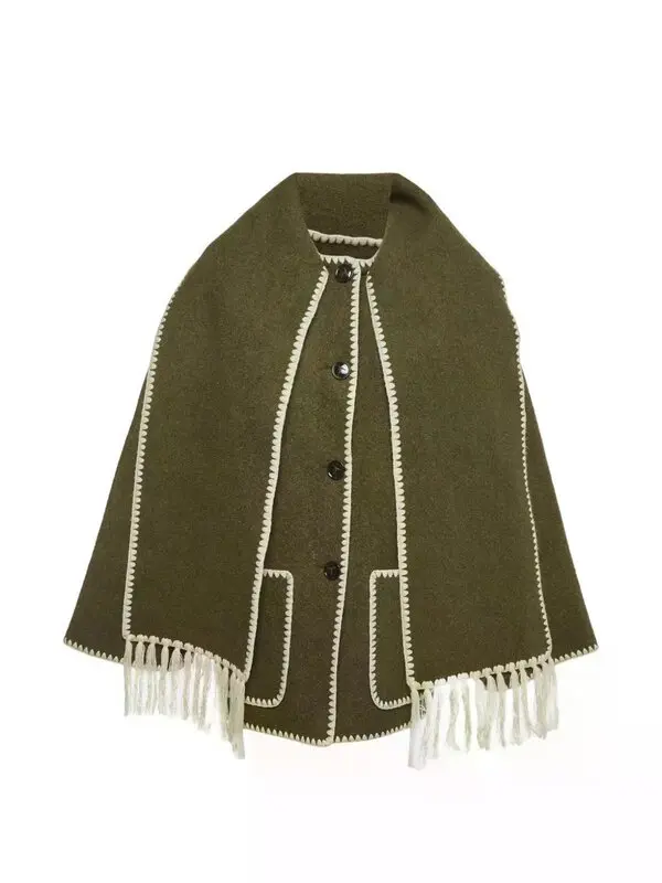 TOTEME Fringed Button-front Jacket