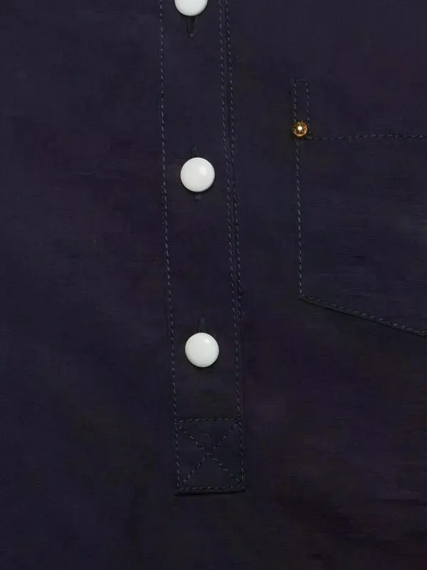 LOUIS VUITTON Short Sleeve Shirt Mini Dress